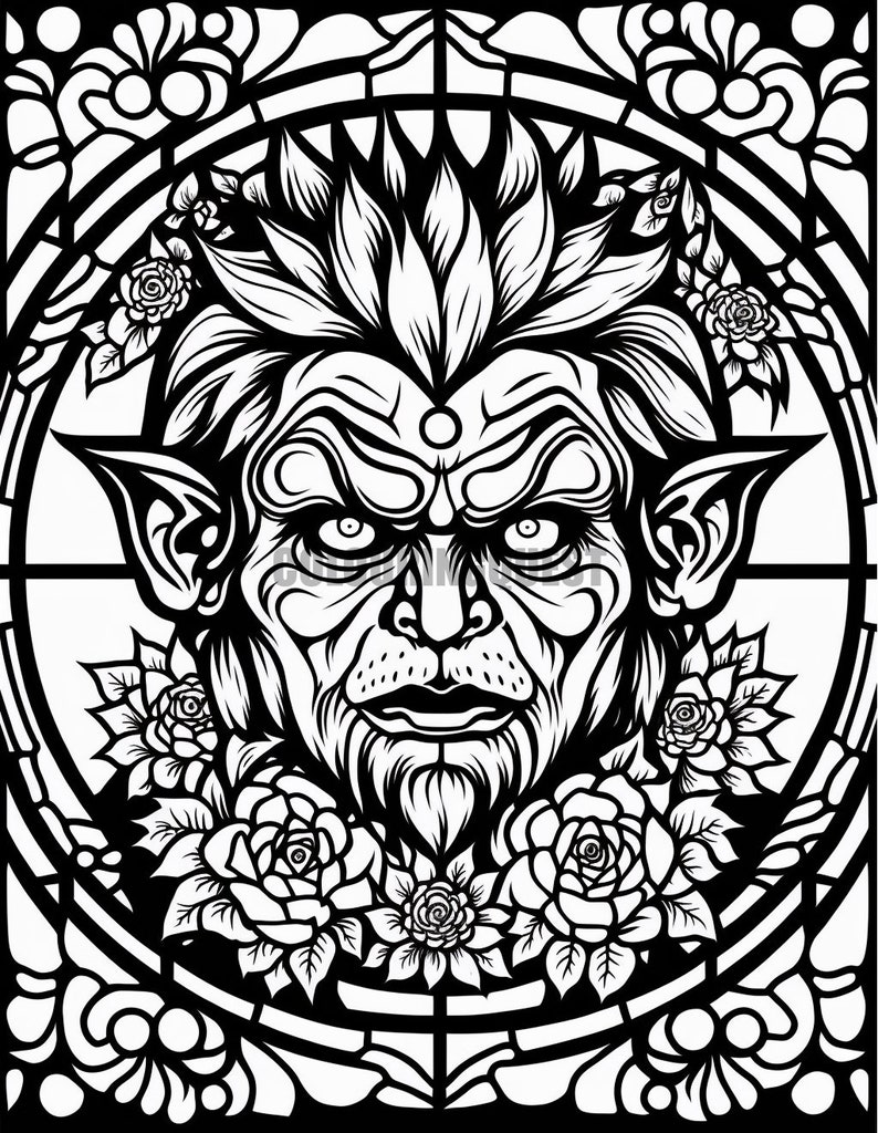 The Beast beauty & the Beast Printable Adult Coloring Page From ...
