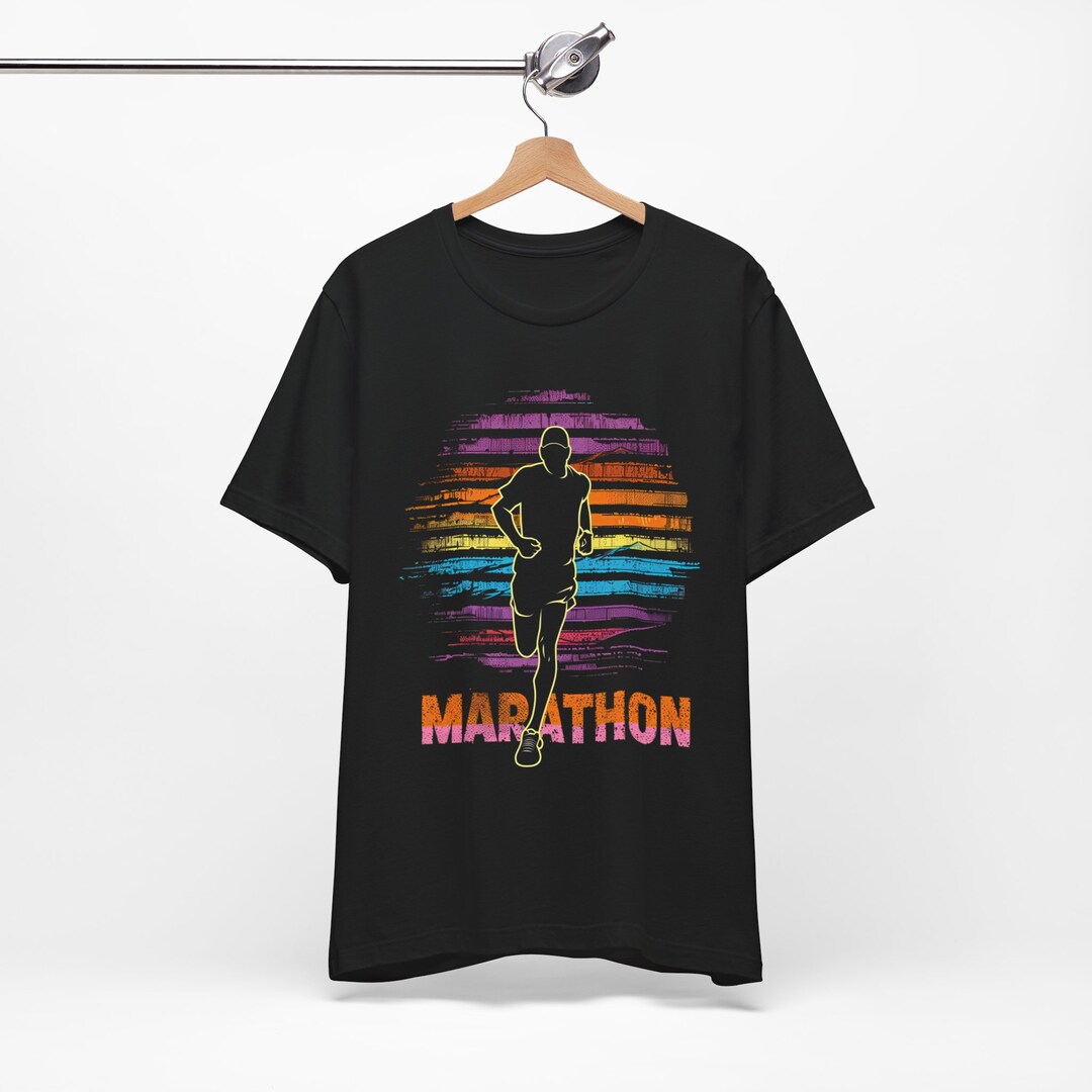 Marathon Runner T-shirt, Running T-shirt for Marathon Runners, Marathon ...