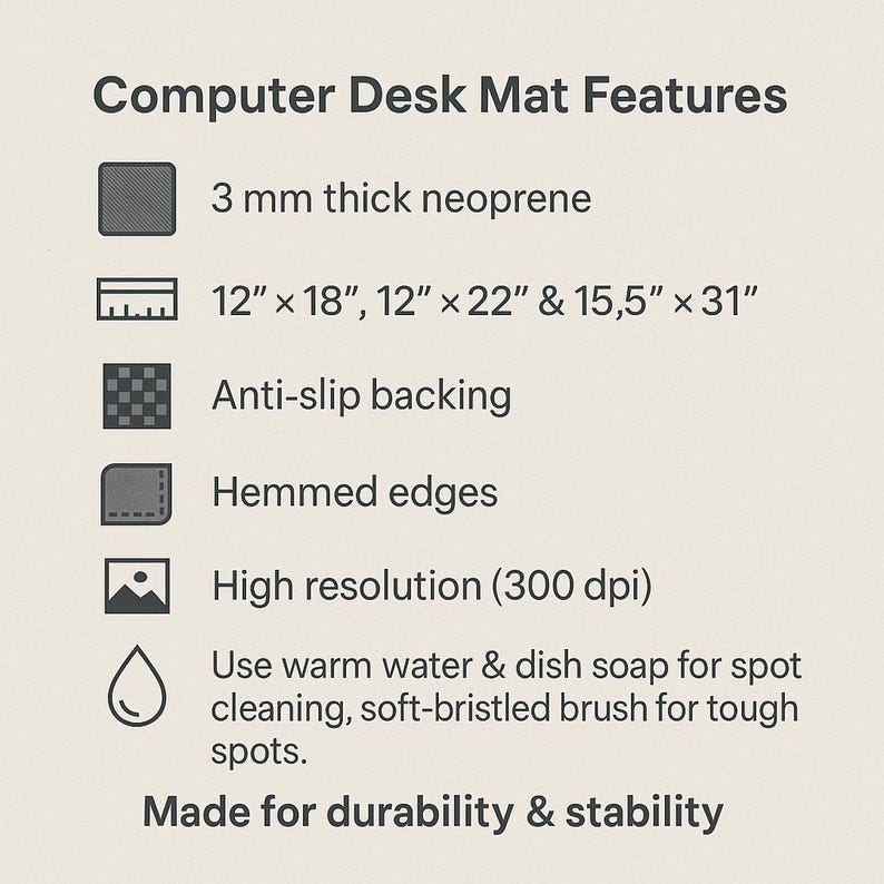 Classic Camo Desk Mat - Large Desk Mat With a Rugged Camouflage Pattern ...