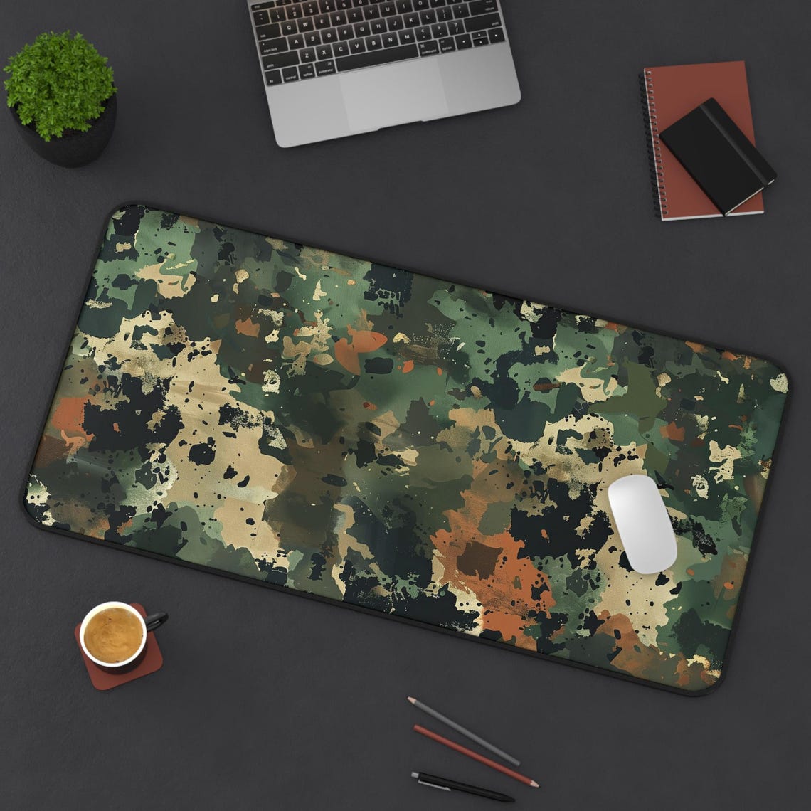Classic Camo Desk Mat - Large Desk Mat With a Rugged Camouflage Pattern ...