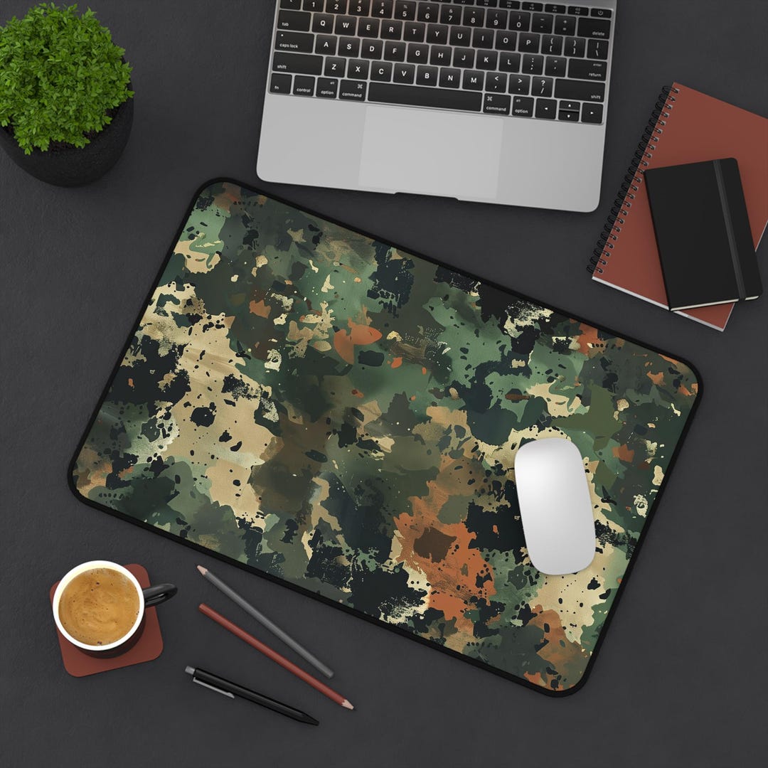 Classic Camo Desk Mat - Large Desk Mat With a Rugged Camouflage Pattern ...