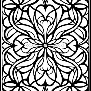 Symmetrical Pattern Coloring Page Coloring Quest Page 10 of Book 1 ...