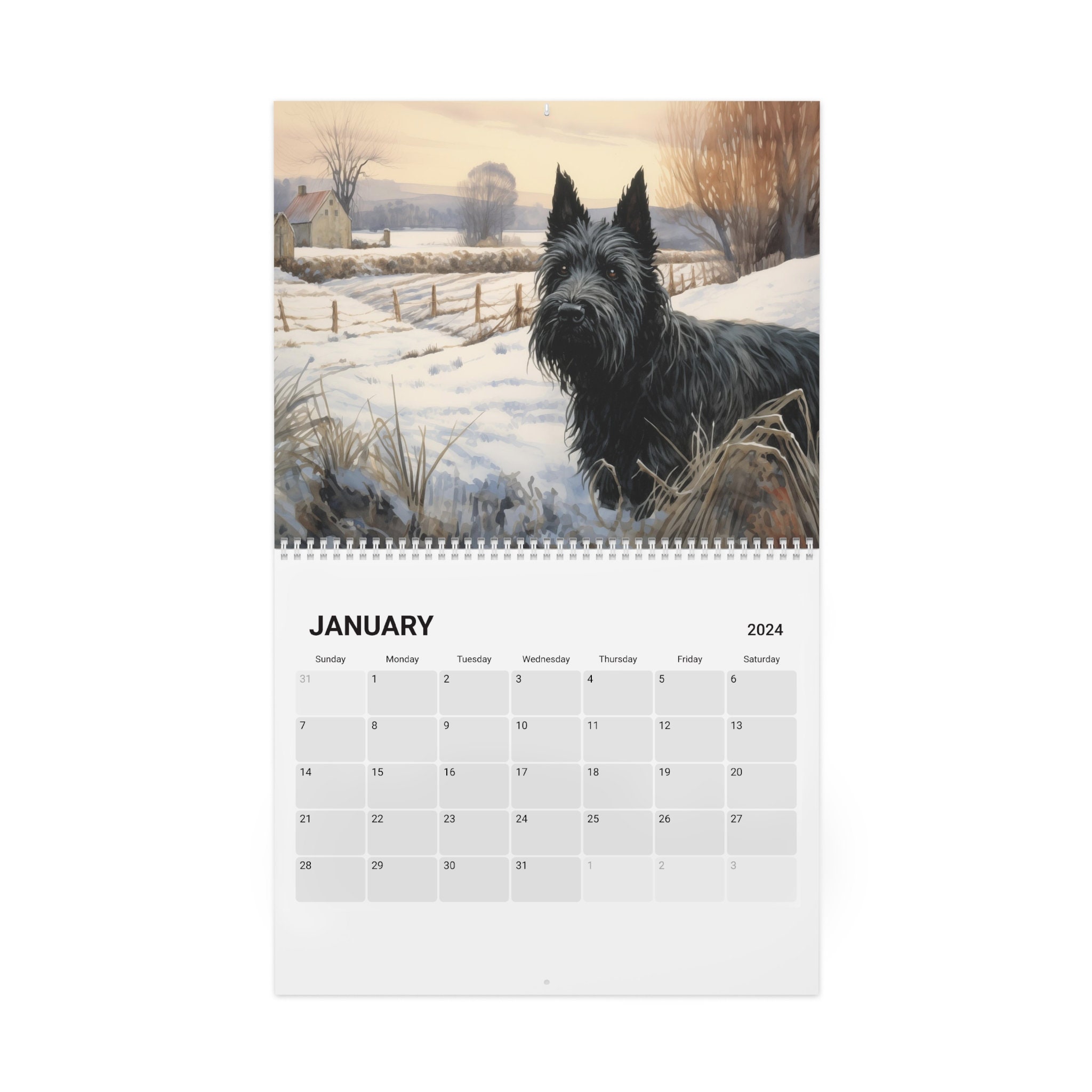 Scottish Terriers Calendar 2024 Ideal Gift for Scottish Terrier Owner ...