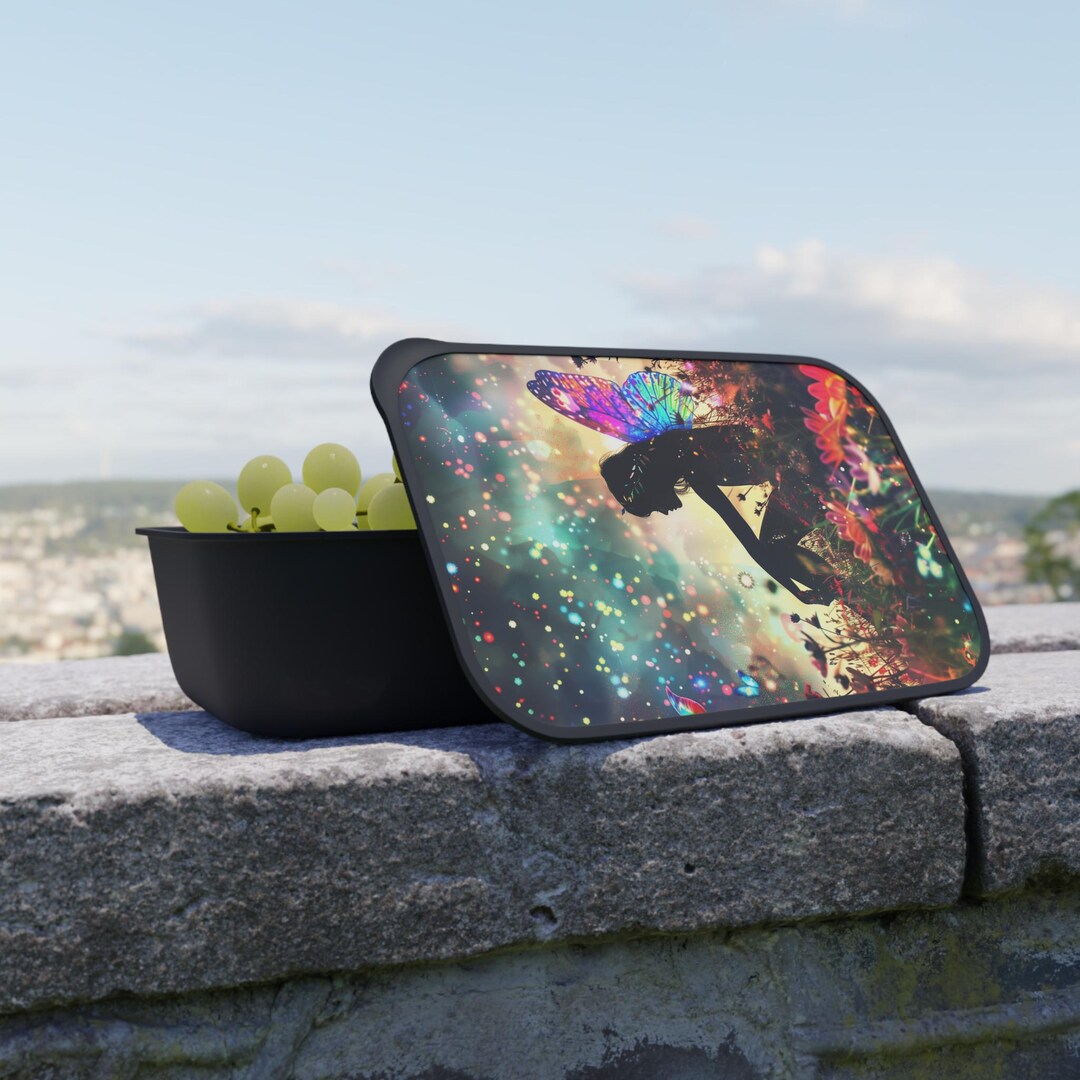 Fairy PLA Bento Box - Rainbow Wings, Reusable Lunch Container - Etsy