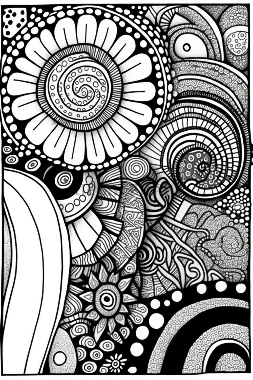 Abstract Coloring Download Coloring Doodle Download Printable Coloring ...