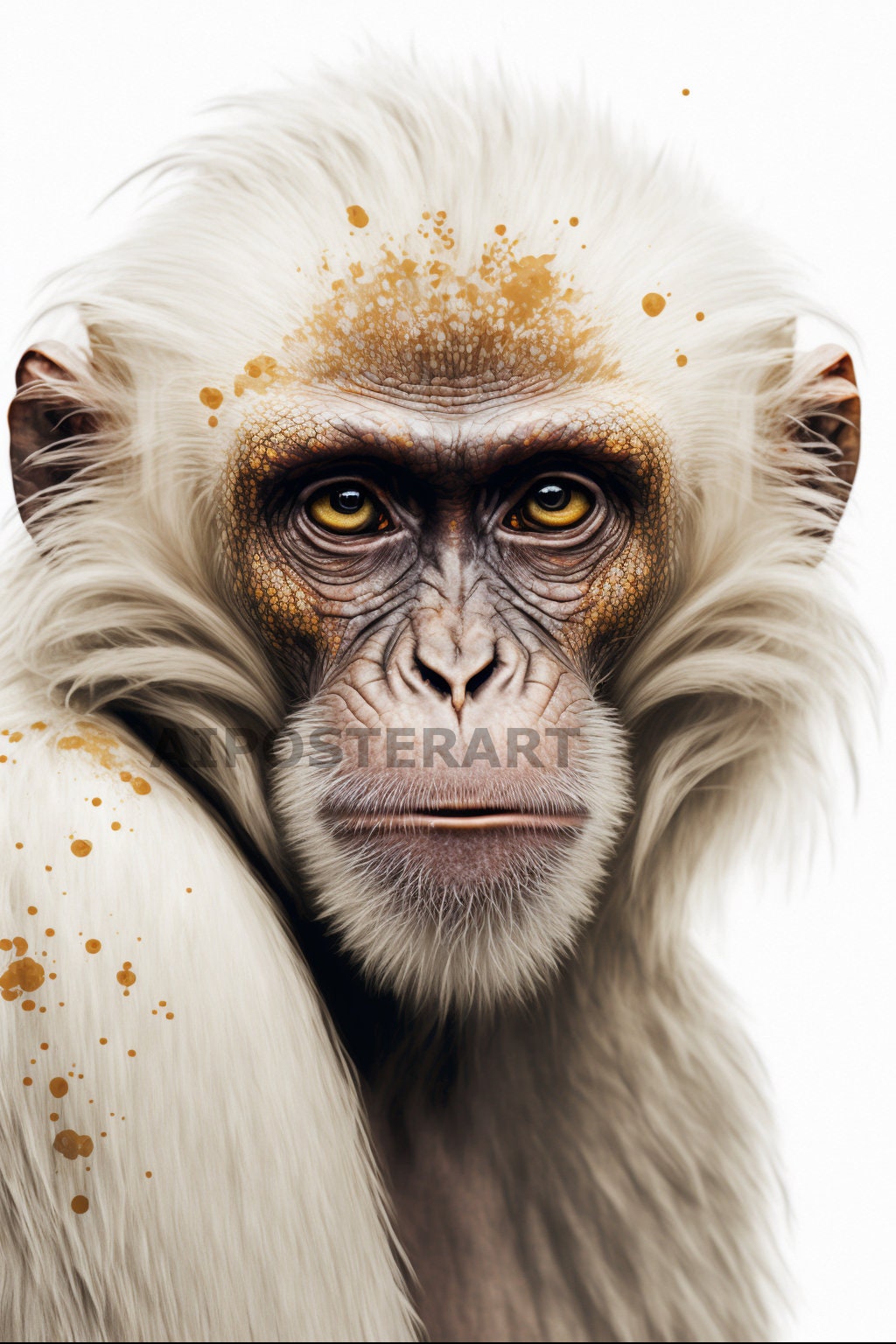 Chimpanzee Poster Printable Digital File High Resolution 4096 X 6144 ...
