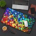 Rainbow Crystal Desk Mat Stained Glass, Geometric Shapes, Mosaic ...