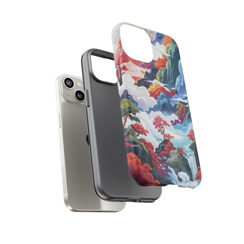 Korean Minhwa Phone Case - Double Layer Tough Phone Case for Iphone ...