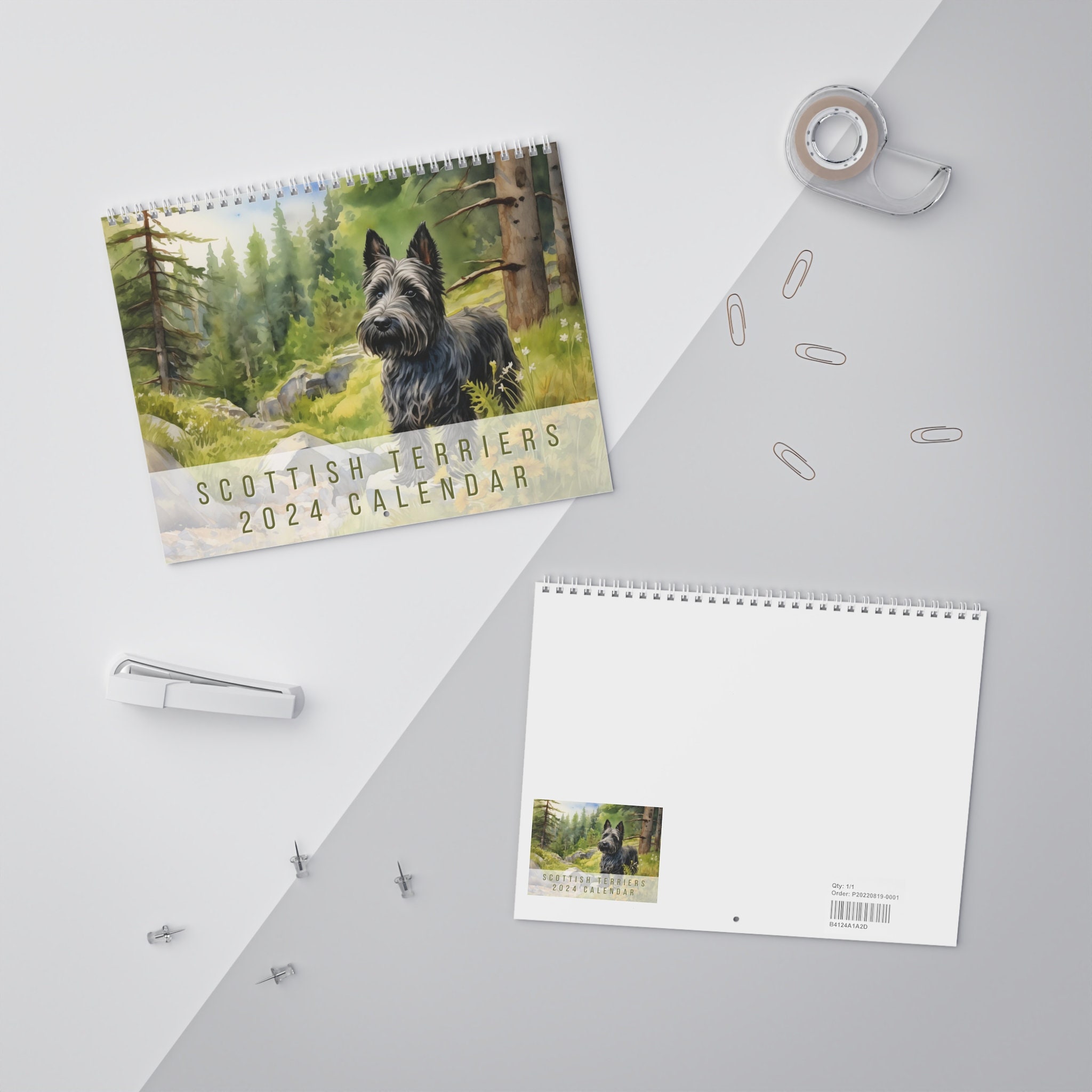 Scottish Terriers Calendar 2024 Ideal Gift for Scottish Terrier Owner ...