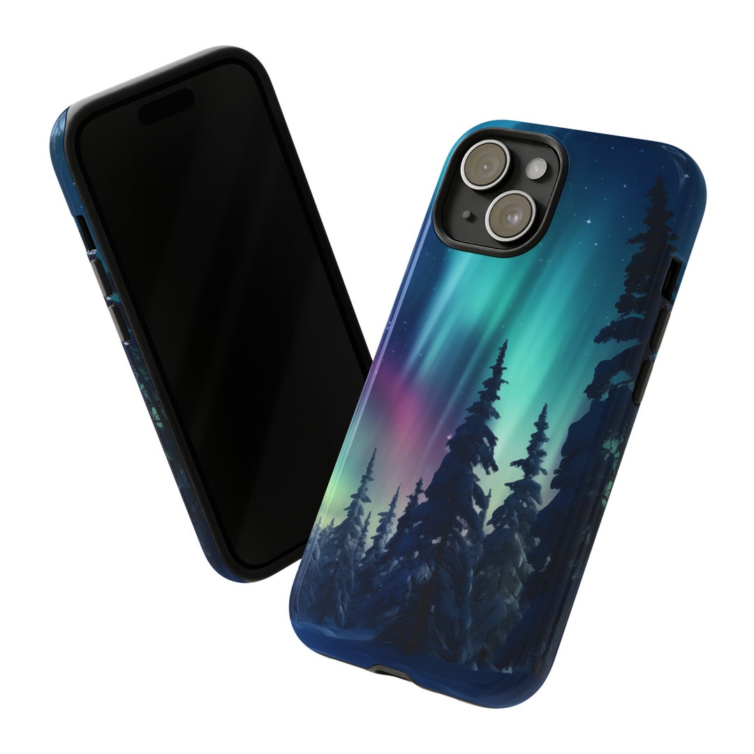 Northern Lights Phone Case: Tough Double Layer for iPhone & Samsung - Etsy