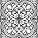 Symmetrical Pattern Coloring Page Coloring Quest Page 9 of Book 1 ...