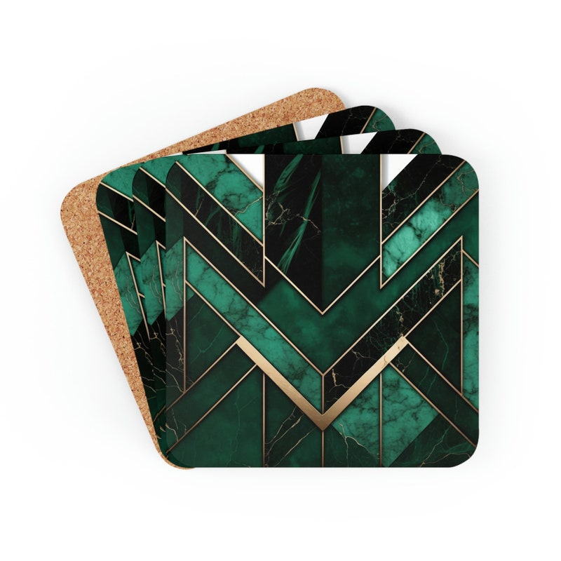 Art Deco Coasters - Etsy