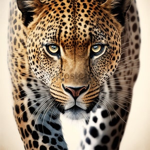 Leopard Stalking Poster - Printable Digital File - High Resolution 4096 ...