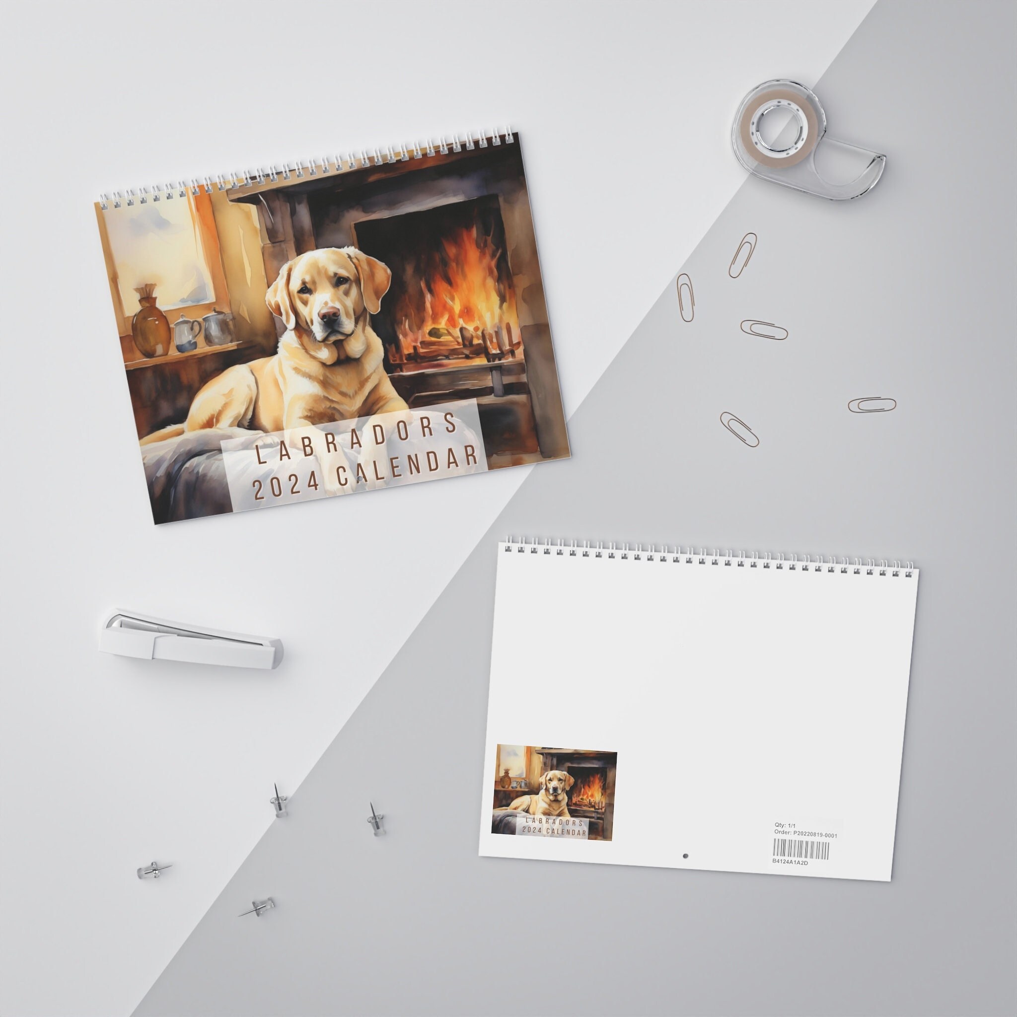 Labrador Calendar 2024 Ideal Gift for Labrador Owners, a Wall Calendar ...