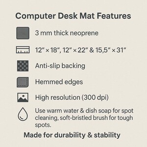 Cosmic Space Desk Mat - Awe-inspiring Space-themed Desk Mat, a Cosmic ...