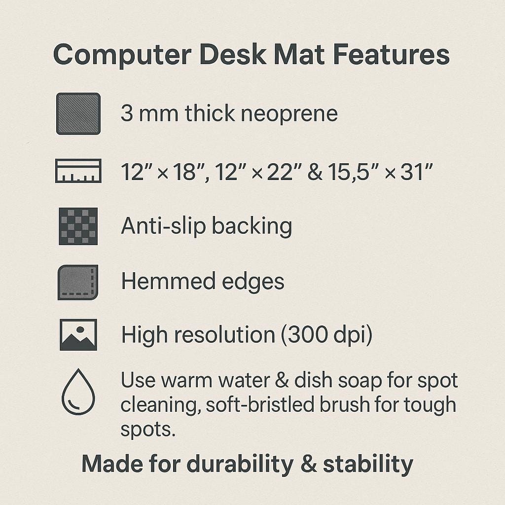 Cosmic Space Desk Mat - Awe-inspiring Space-themed Desk Mat, a Cosmic ...
