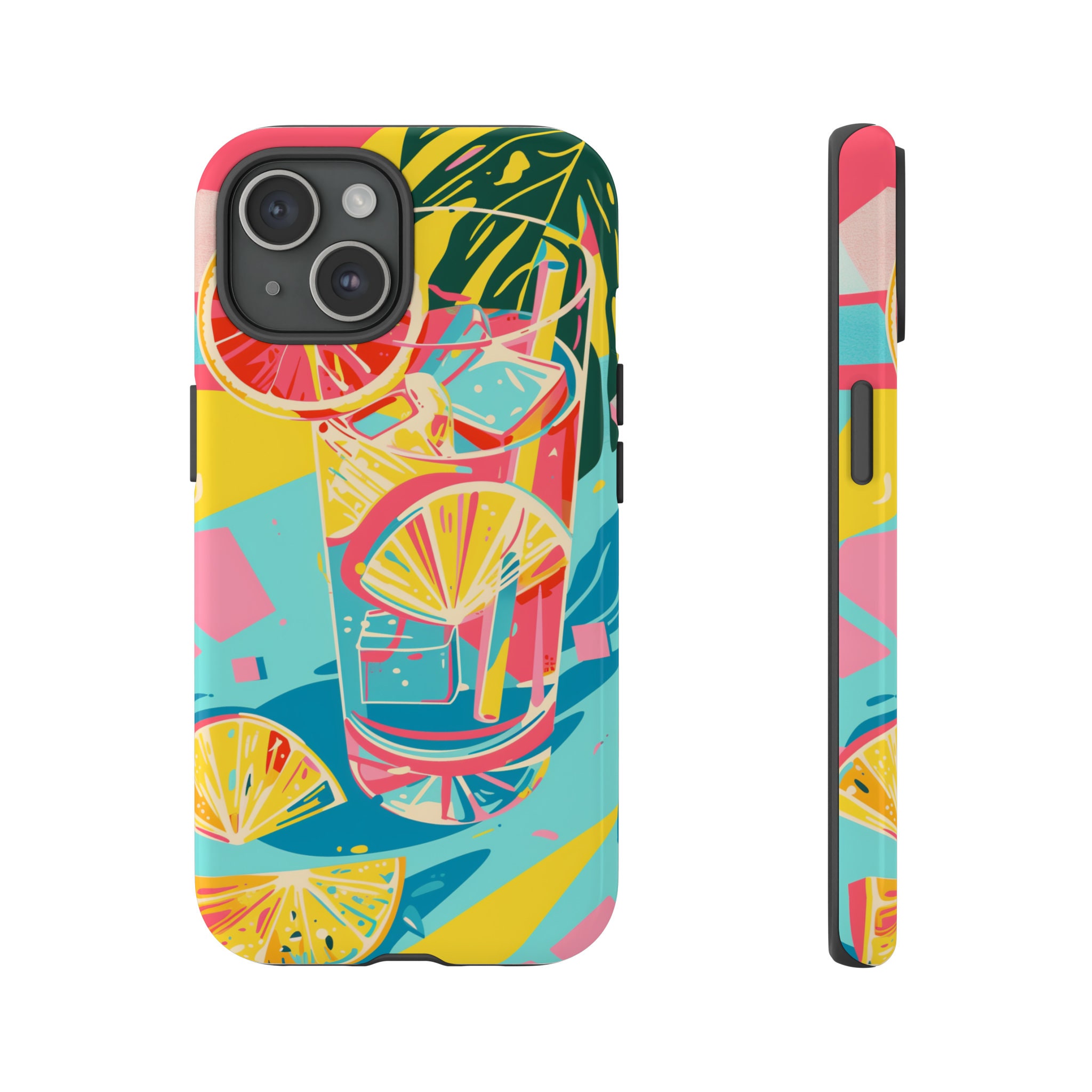 Summertime Pop Art Phone Case Double Layer Tough Phone Case for Iphone ...