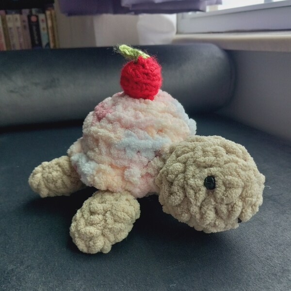 Crochet Ice Cream Turtle - Etsy