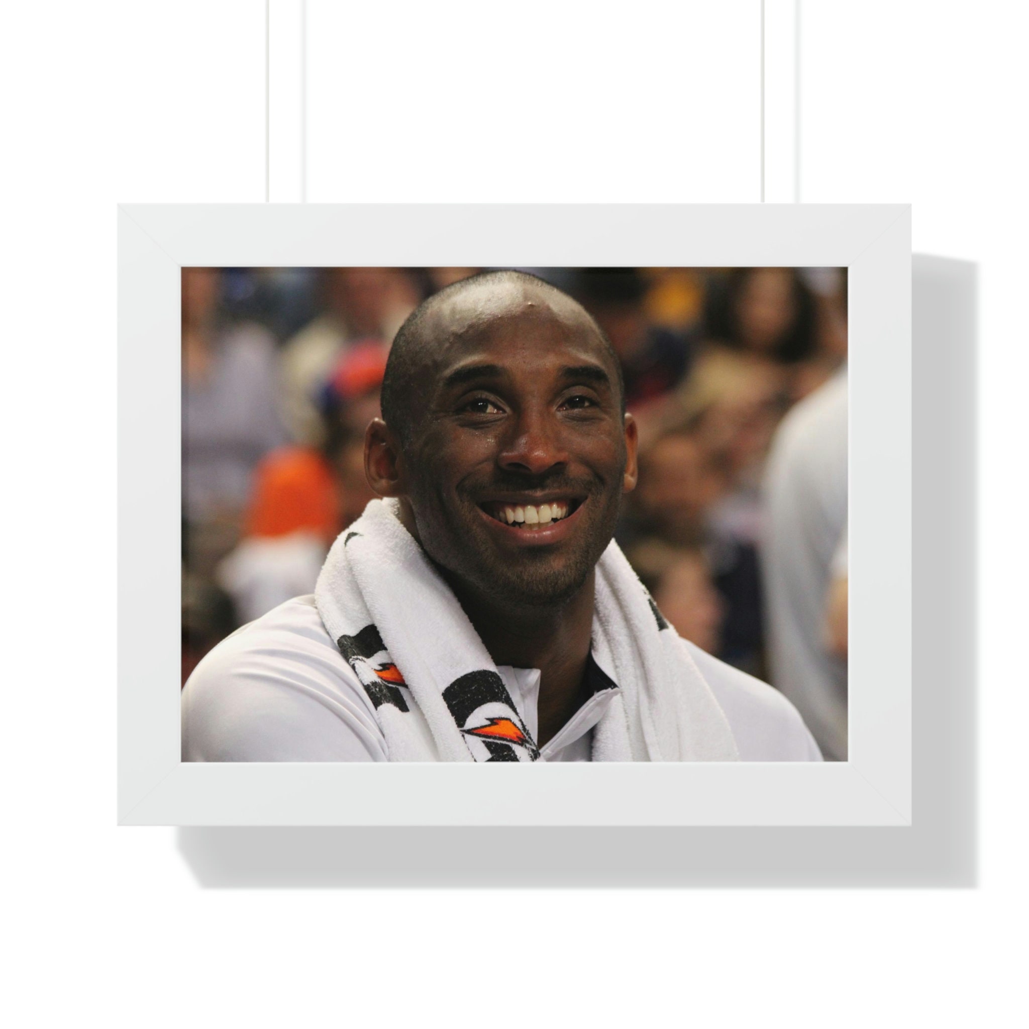 Kobe Bryant NBA Legend Mamba Smile Wall Art Framed Poster - Etsy