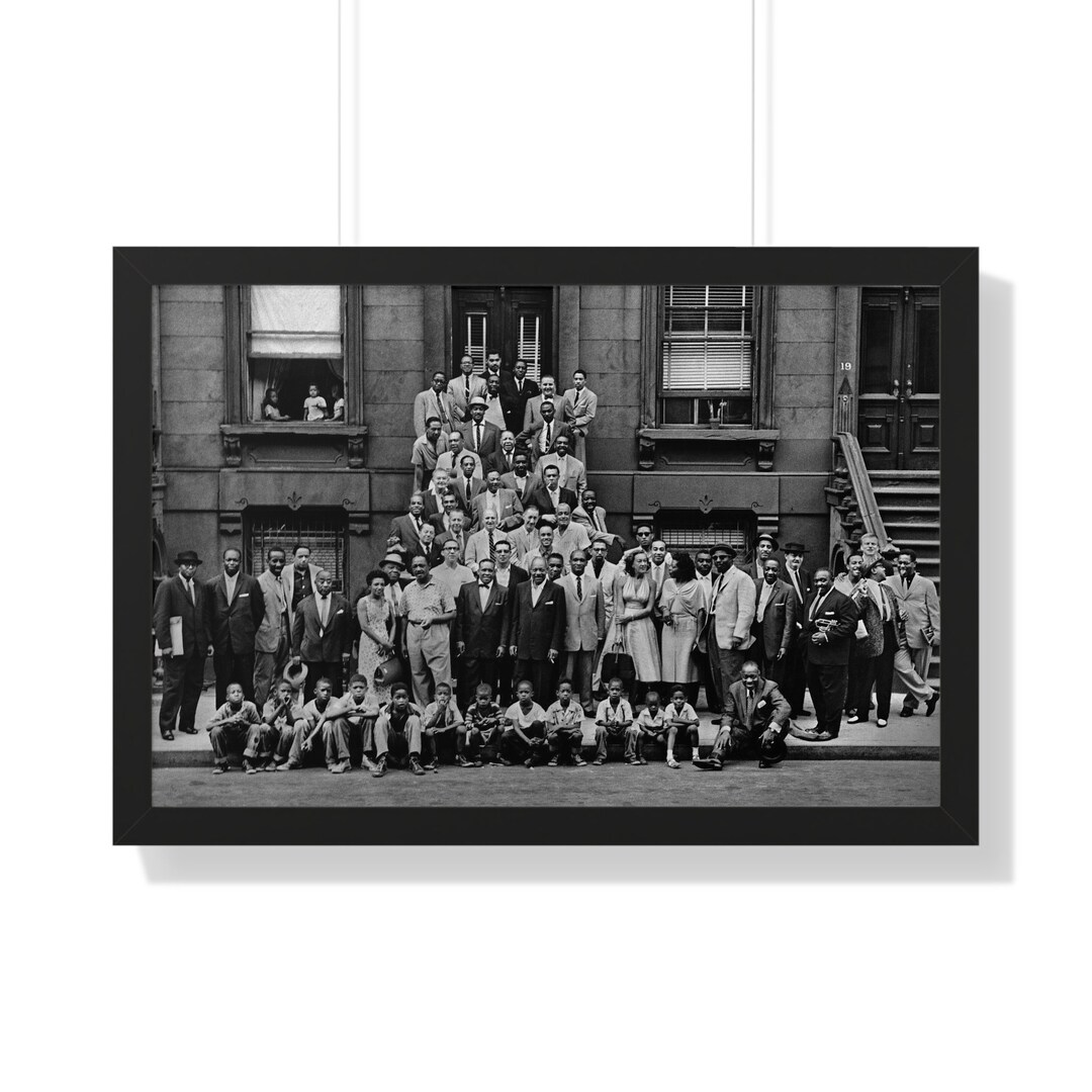 Jazz Legends Harlem NY Circa1958 Art Kane Photo Replica Vintage Wall ...