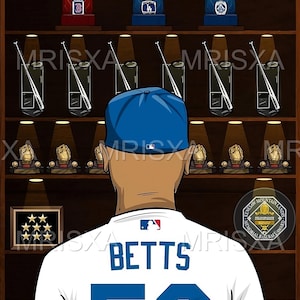Betts | Digital Download | PNG | SVG | Betts Championship Trophy Room | MLB Decor | Sports Decor ...