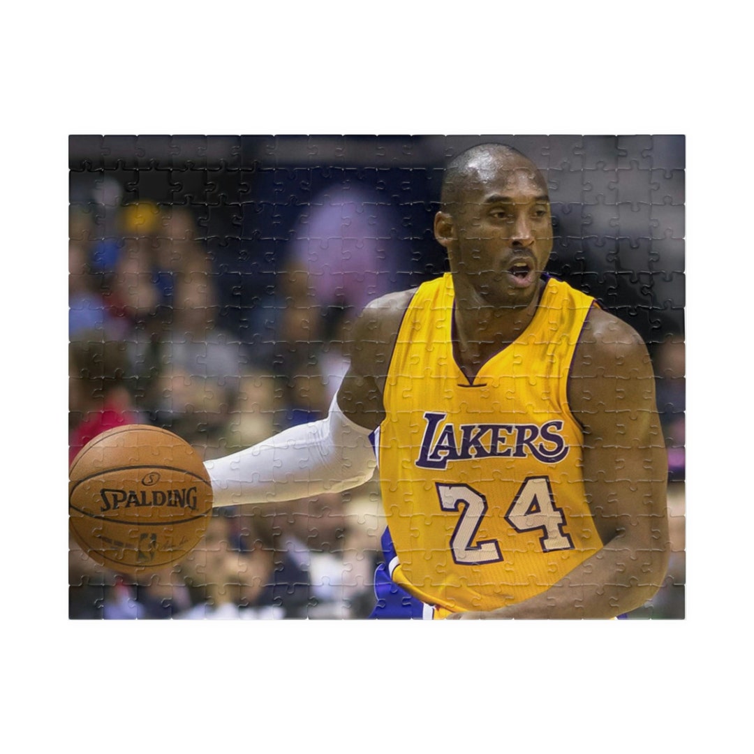 Kobe Bryant Puzzle High-quality Jigsaw Puzzle Basketball Icon in Action ...