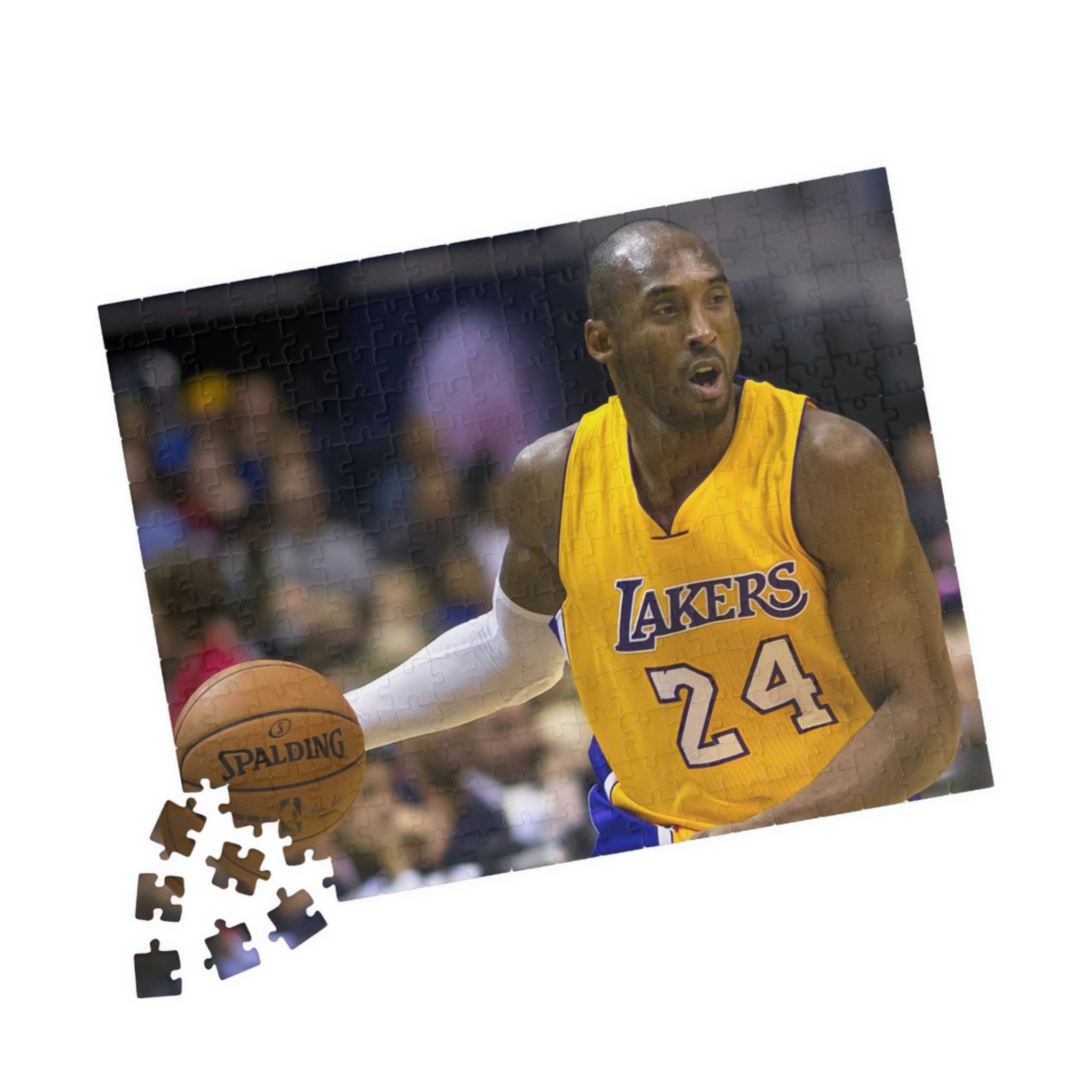 Kobe Bryant Puzzle High-quality Jigsaw Puzzle Basketball Icon in Action ...