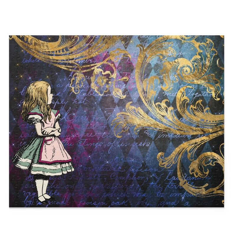 Alice in Wonderland Puzzle 120, 252, 500-piece - Etsy