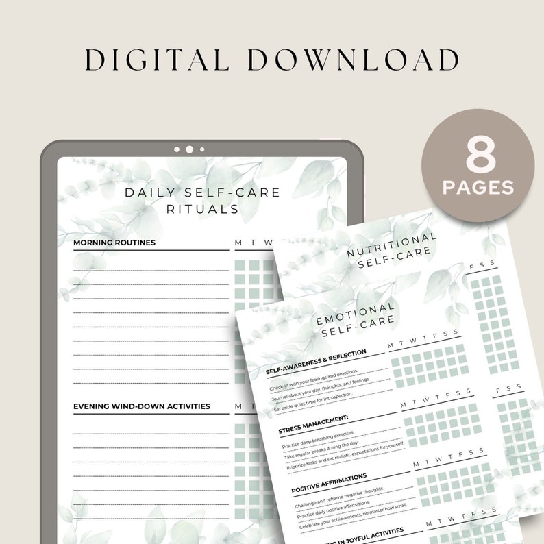 Transform Your Mental Health With Our Self-care Checklist & Wellness ...