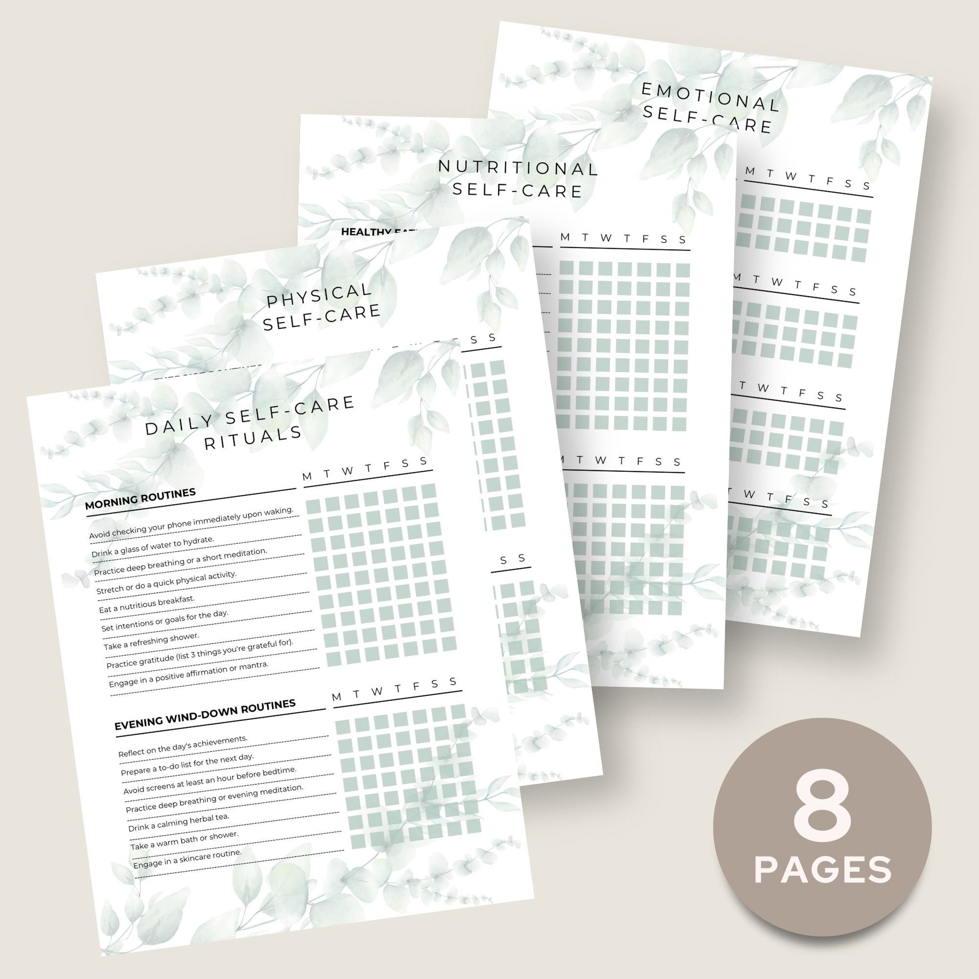 Transform Your Mental Health With Our Self-care Checklist & Wellness ...