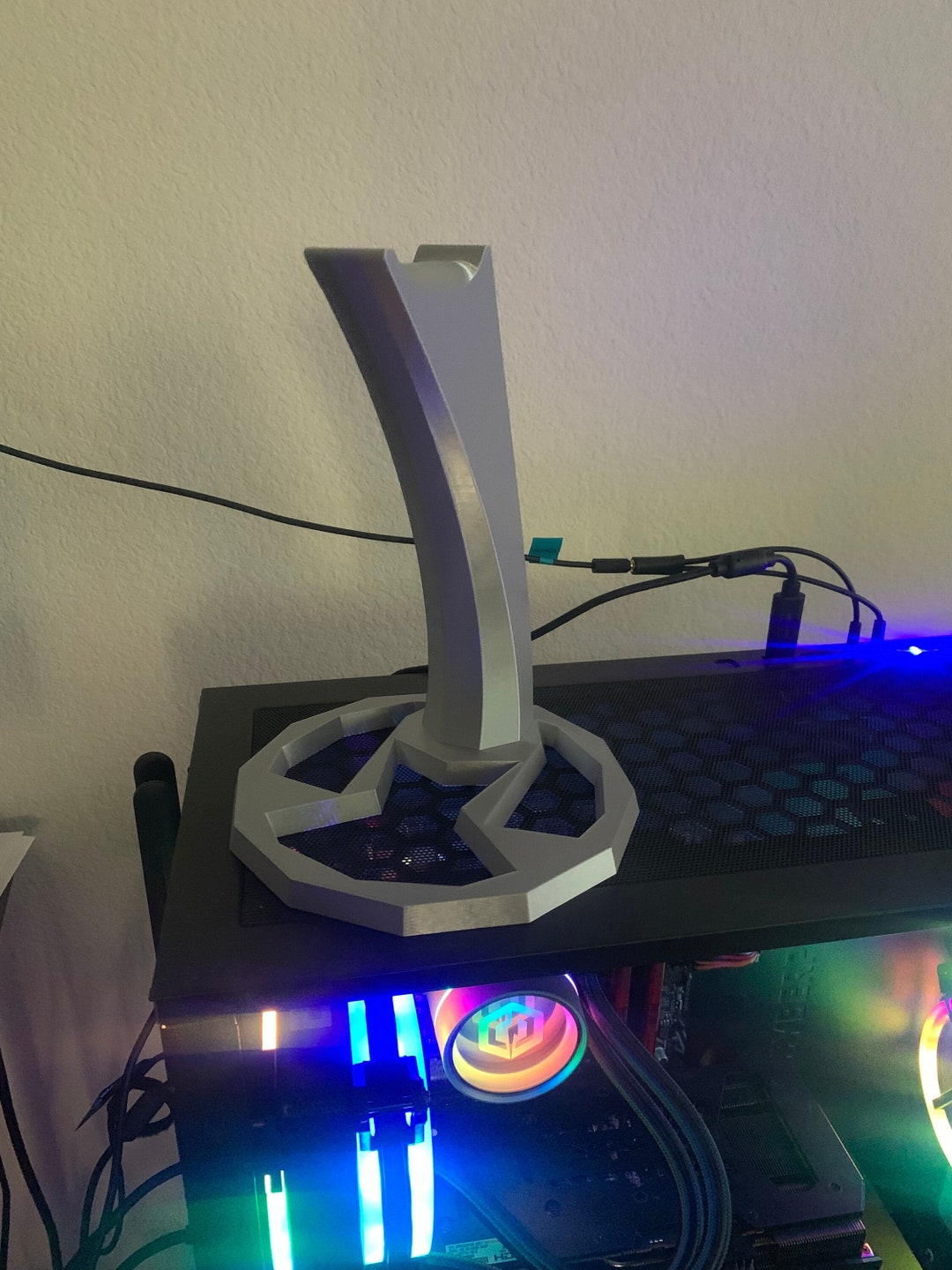 Gaming 3D Printed Headset Holder Silver - Etsy