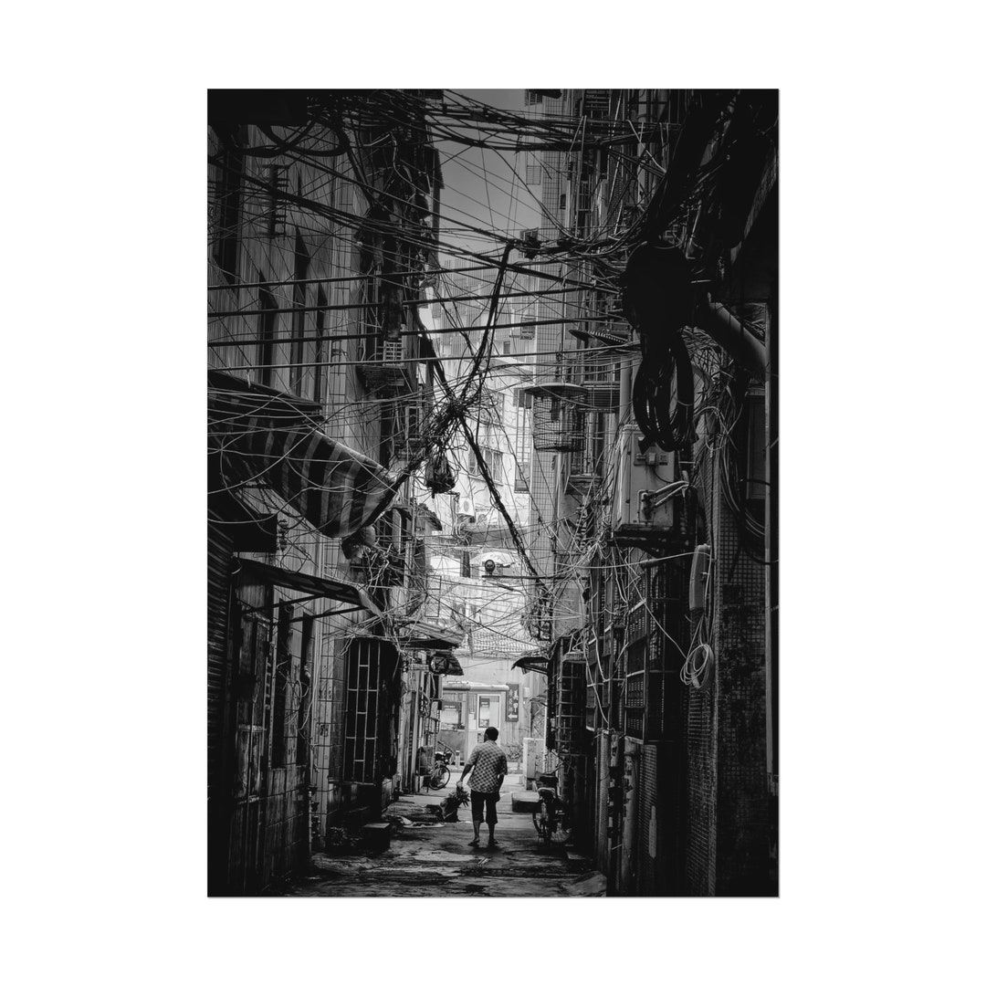 The Wired Man - Street Photography - Rolled Posters, Original Wall Art ...