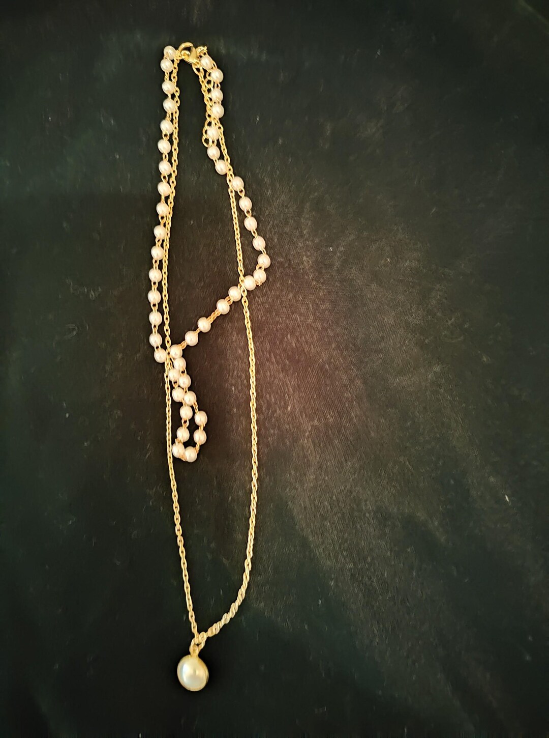 Necklace Elegant Double Layered Chain - Etsy
