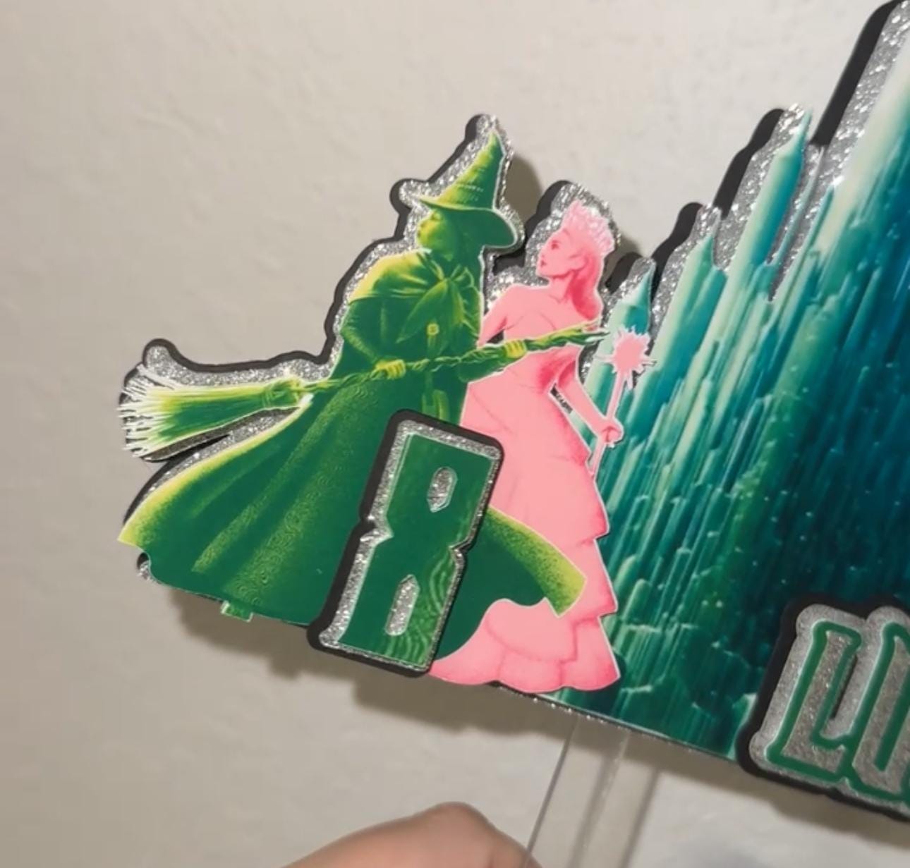 Wicked Inspired Cake Topper | Which Witch Will You Choose? | PINK OR ...