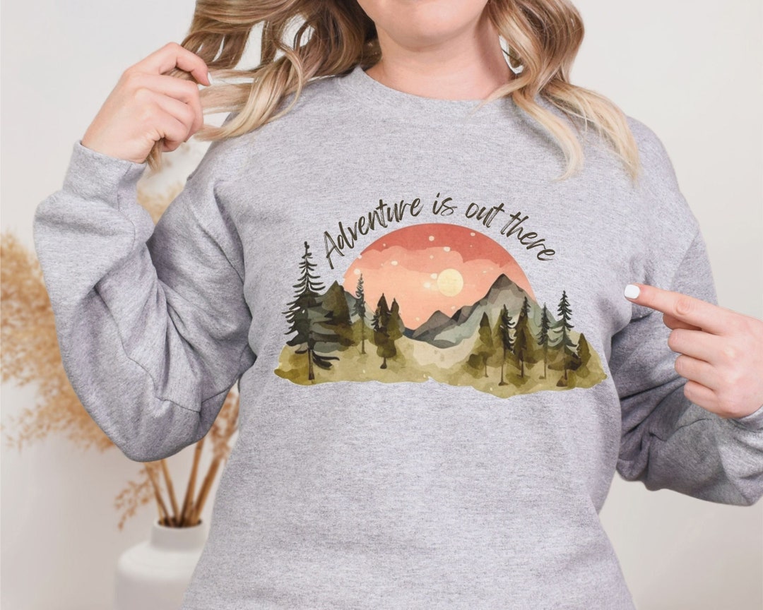 Sweater for Adventures, Sweater for Camping, Forest Sweater, Sweater ...
