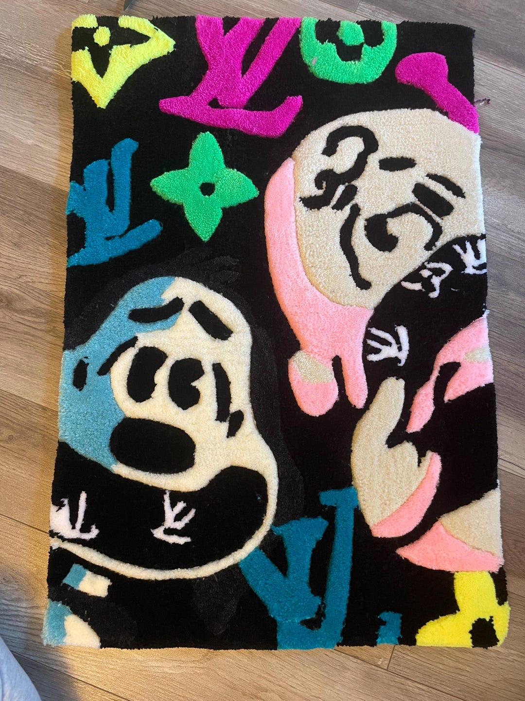 Handmade Custom Tufted Snoopy & Charlie Brown Rug - Etsy
