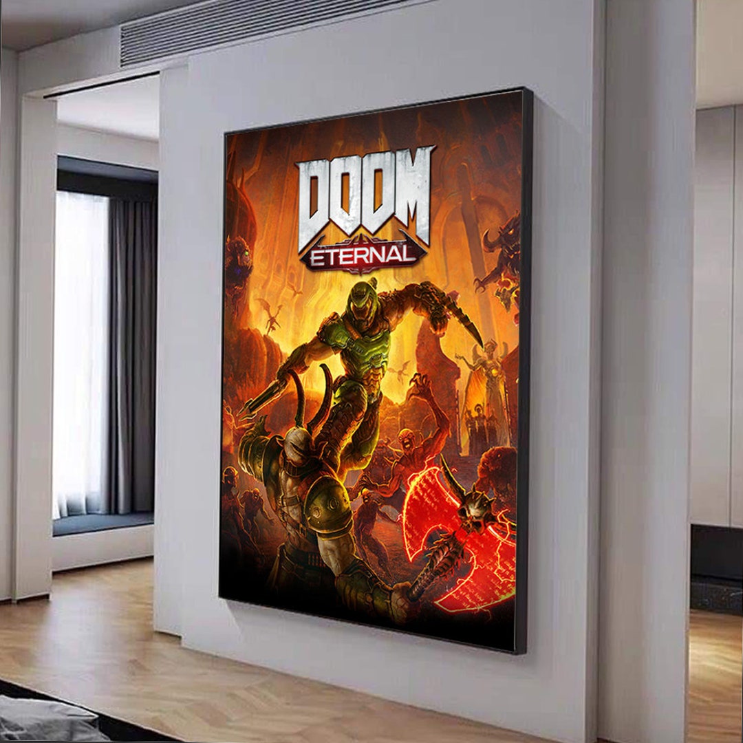Doom Hell on Earth Video Game Poster Home Decor - Etsy