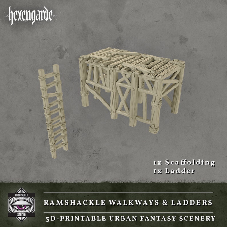 Hexengarde Ramshackle Walkways Set | Gothic Victorian Building Terrain ...