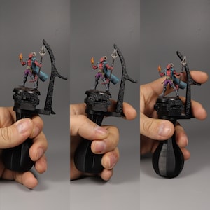Modular Miniature Painting Handle | 3D Printed | Trollcross3d - Etsy