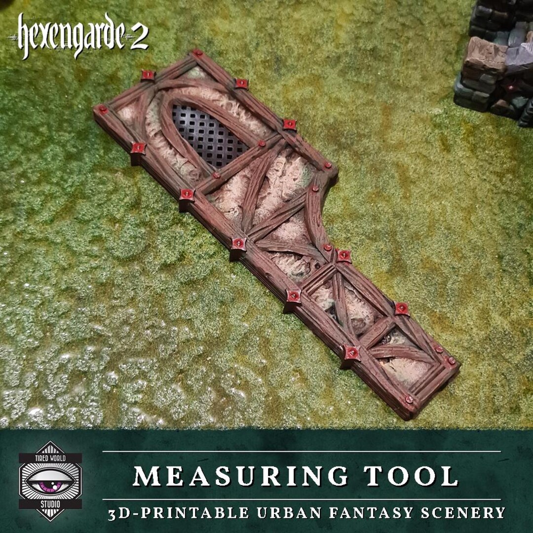 Hexengarde Measuring Tool | Gothic Victorian Building Terrain | 3D ...