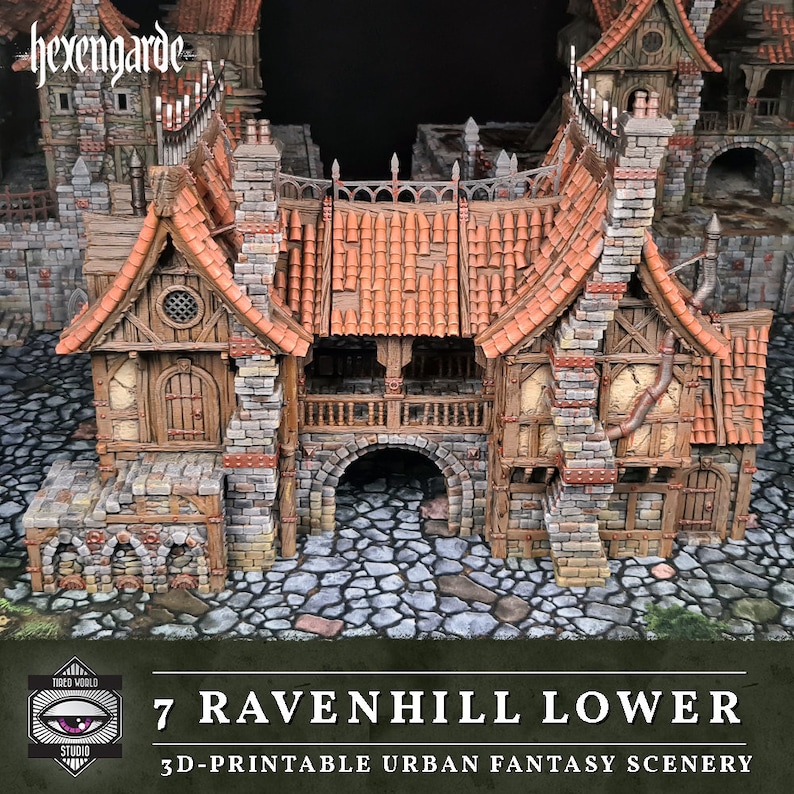 Hexengarde 7 Ravenhill Lower Gothic Victorian Building - Etsy