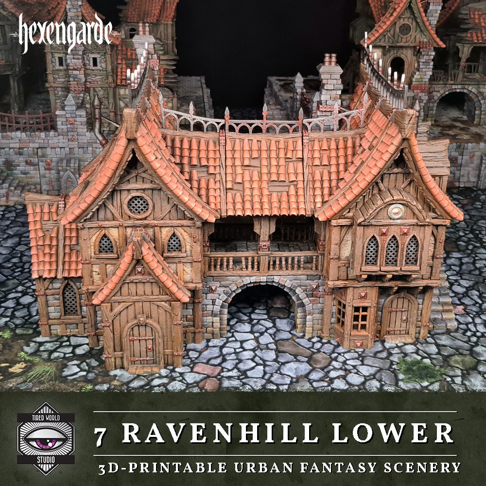 Hexengarde 7 Ravenhill Lower Gothic Victorian Building - Etsy