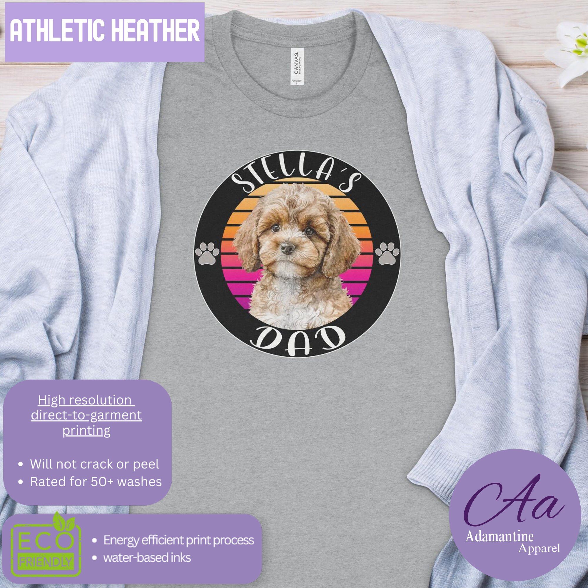 Custom Cavapoo Dad Shirt,cavapoo, Cavapoo Shirt, Cavapoo Gifts, Dog ...