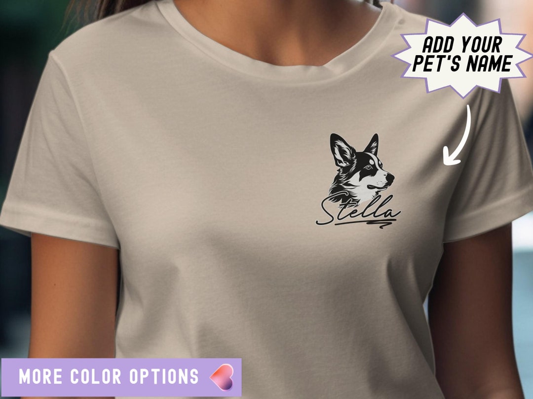 Custom Corgi Mom Shirt,customized Corgi,personalized Corgi,custom Name ...