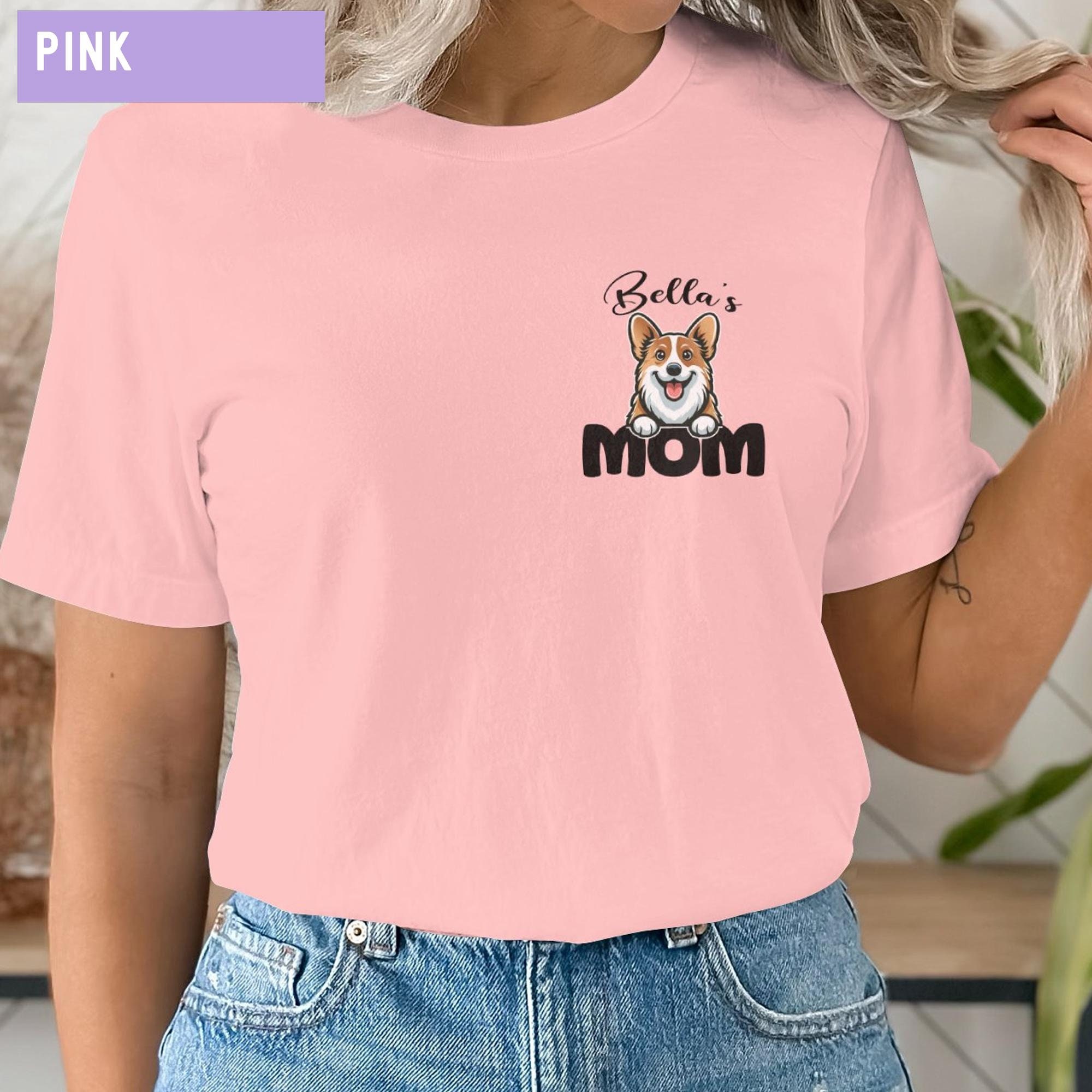 Custom Corgi Mom Shirt,customized Corgi,personalized Corgi,custom Name ...
