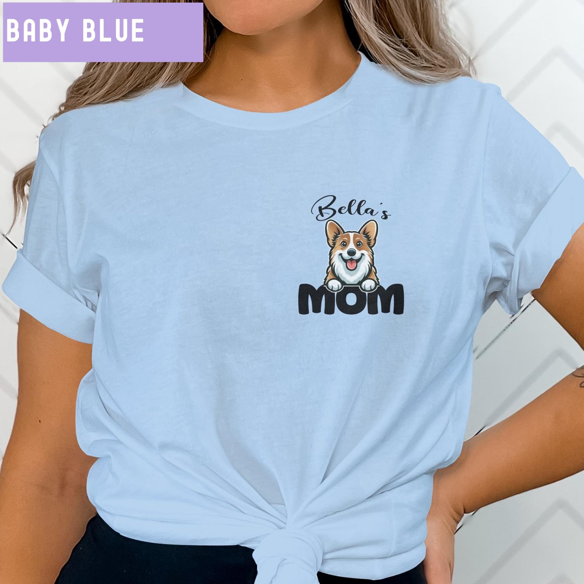 Custom Corgi Mom Shirt,customized Corgi,personalized Corgi,custom Name ...