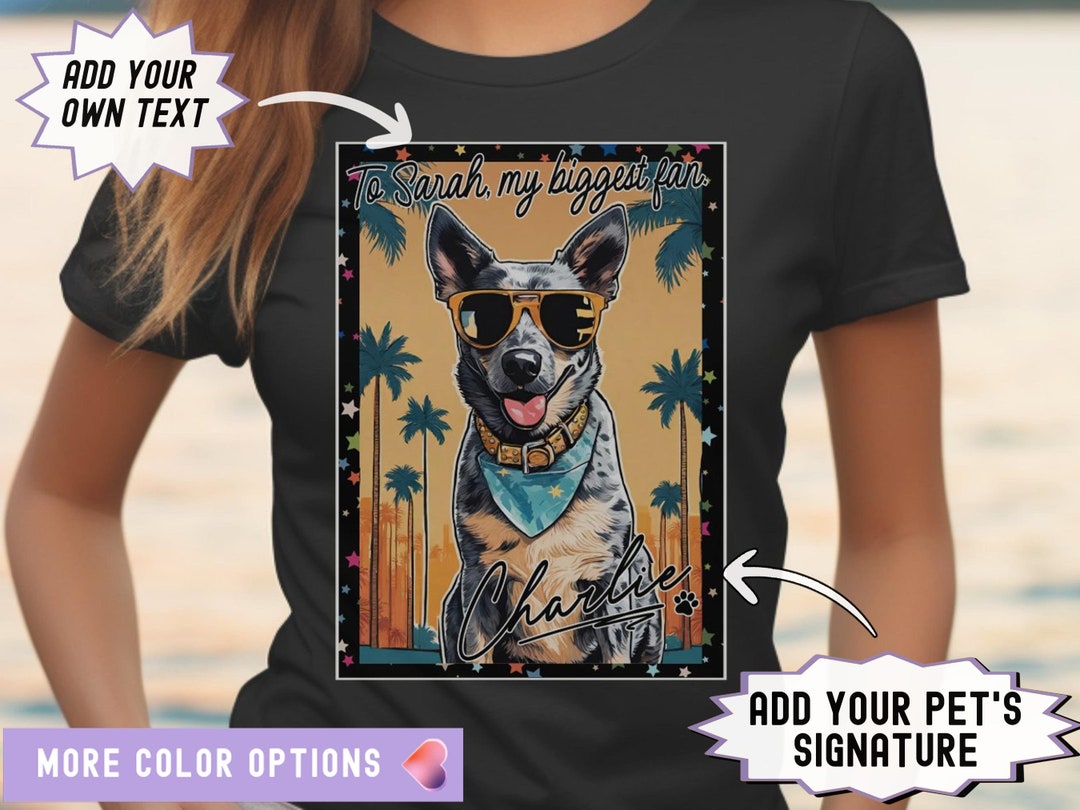 Custom Australian Cattle Dog Funny Shirt,blue Heeler,blue Heeler Gifts ...