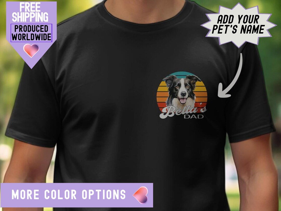 Custom Border Collie Shirt,collie,border Collie Shirt,border Collie ...