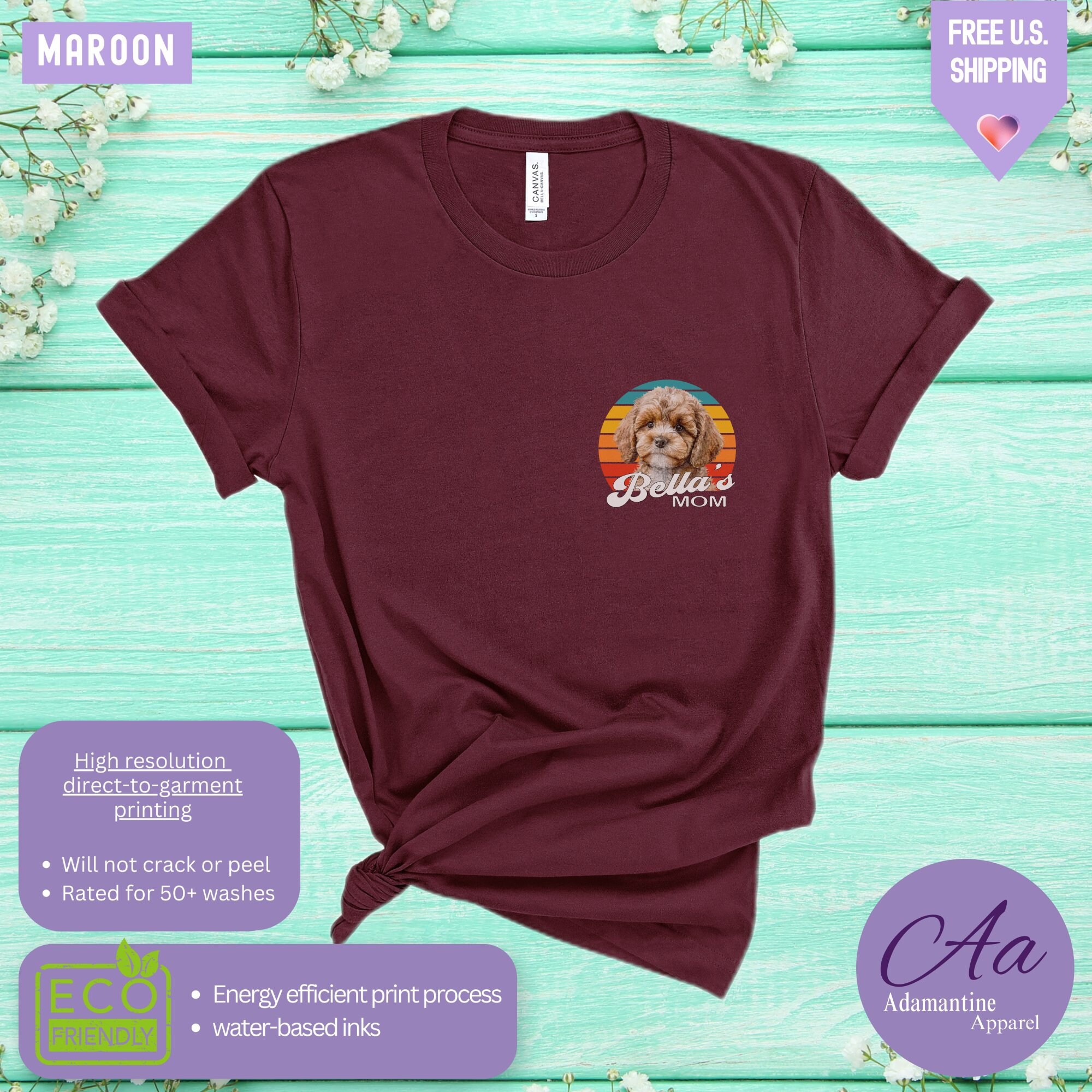 Custom Cavapoo Mom Shirt,cavapoo Shirt,cavapoo,cavapoo Gifts,cavapoo ...