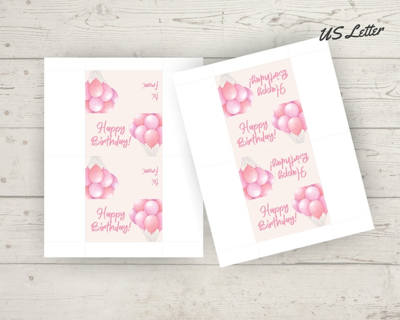 Printable Happy Birthday Day Treat Bag Topper, DIY Happy Birthday Day ...